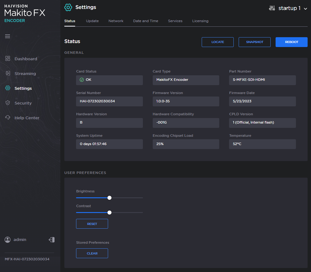 Managing System Status Information